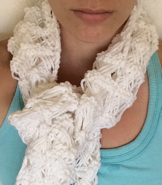 Ravelry: Cross Stitch / Drop Stitch Scarf pattern by The Yarnover