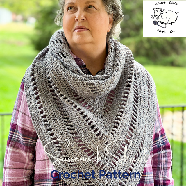 Ravelry: Sassenach Triangle Shawl pattern by Sara Marsh
