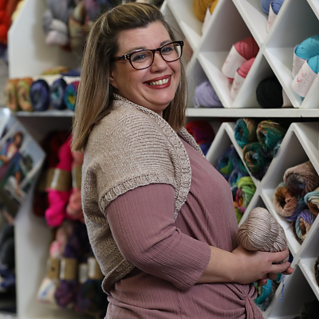 Ravelry: One Big Happy Cozy Shrug pattern by Sara Delaney