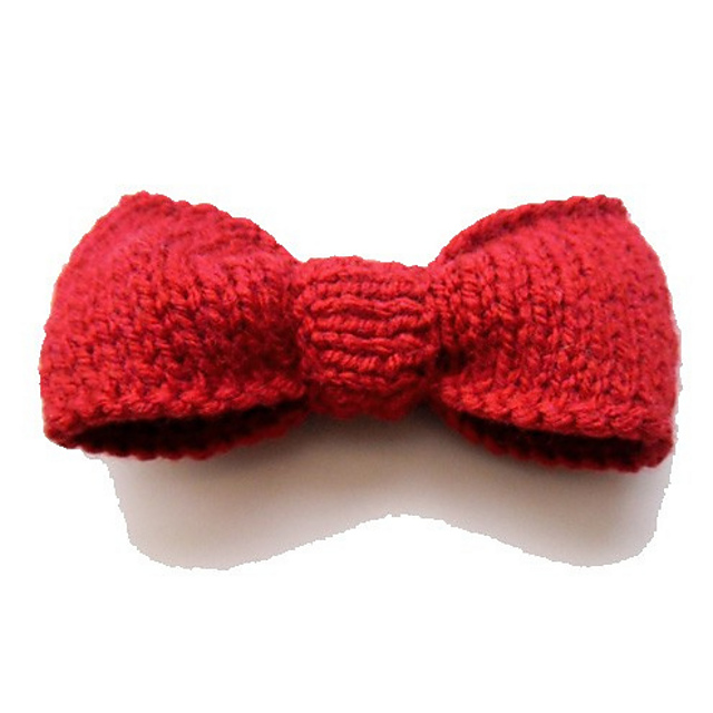 Ravelry: Knitted Bow pattern by Sarah Kim