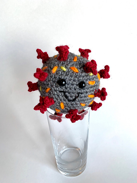 Ravelry: Corona Virus Amigurumi pattern by Sarah Berens