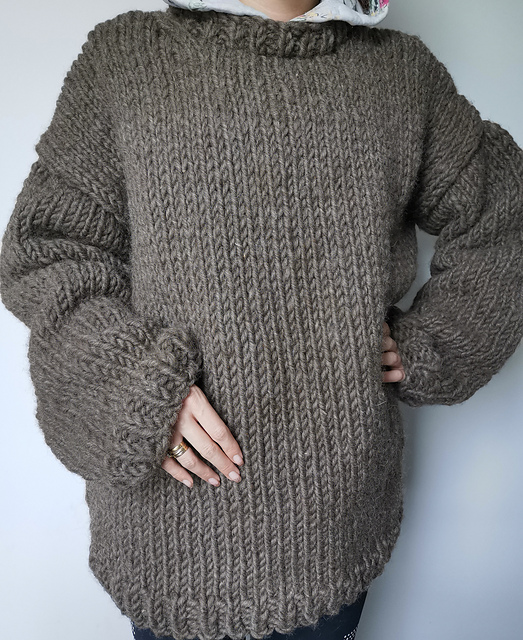Ravelry: Chunky Knit Jersey pattern by Sarah Black