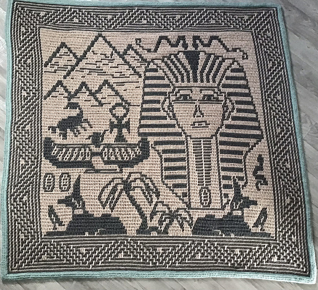 Ravelry: Flowing Egypt Cal pattern by Sarah Athey