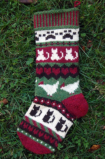 Ravelry: Pet Love Christmas Stocking pattern by Sarah Hood