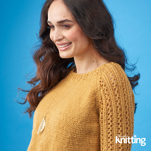 Ravelry: Lace-Sleeve Sweater pattern by Bronagh Miskelly
