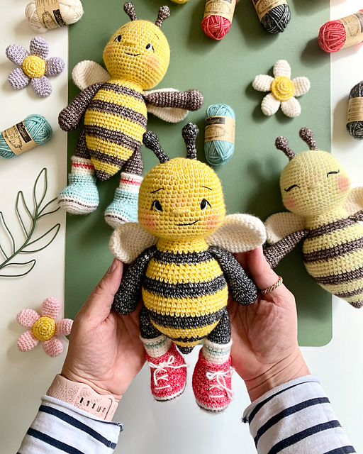 Ravelry: Saffron the Bee pattern by Sarah Prather