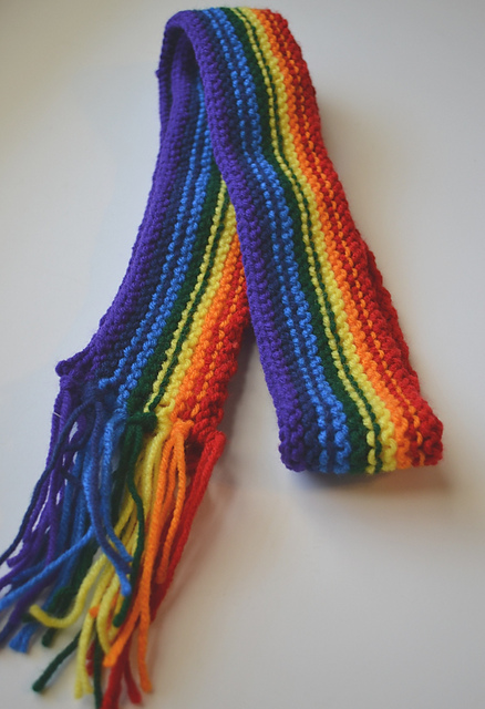 Ravelry: Rainbow Scarf pattern by Sarah E. White