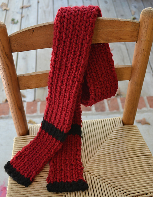 Ravelry: Ribbed Striped Scarf pattern by Sarah E. White