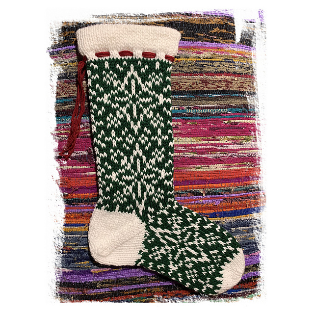 Ravelry: Starry Stocking pattern by Sarah Grant