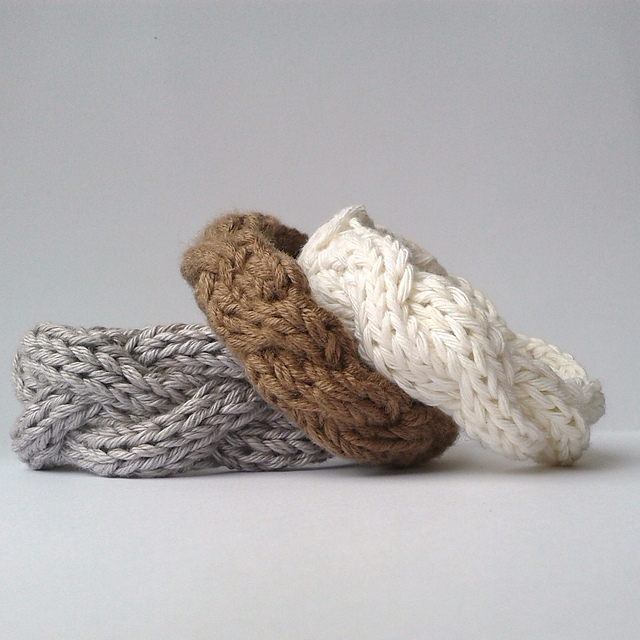 Ravelry: Cabled Bracelets pattern by A la Sascha