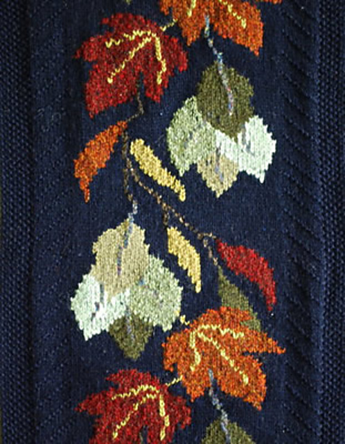 Ravelry: October Leaves pattern by Sasha Kagan