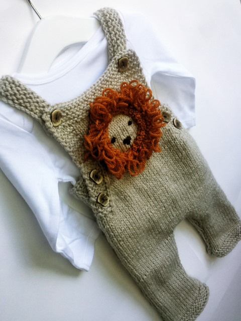 Ravelry: Lion Dungaree with Loopy Mane pattern by Saskia Cole