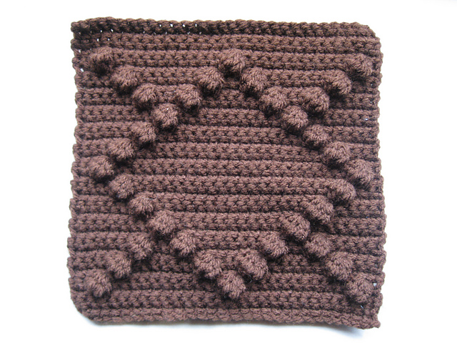 Ravelry: Diamond Bobble Chart pattern by Kari Philpott