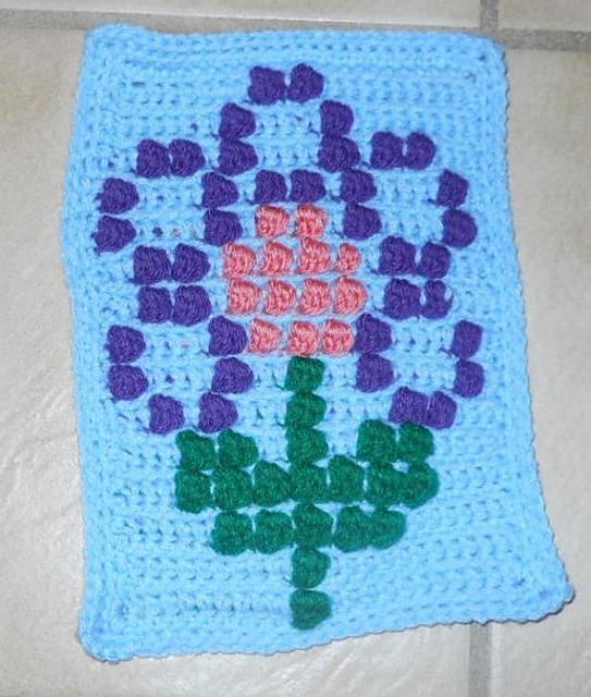 Ravelry: Flower Bobble Chart pattern by Kari Philpott