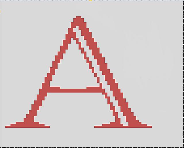 Ravelry: C2C Monogram A Throw Blanket pattern by Savanna Ashmore