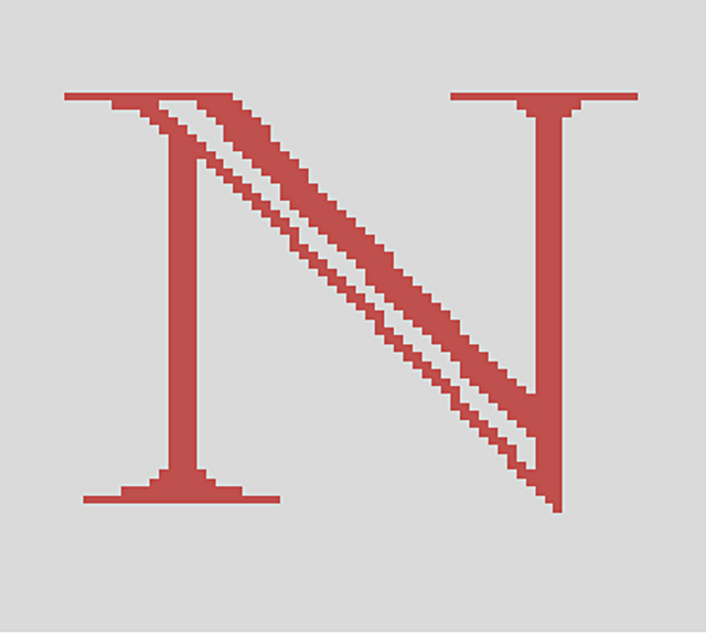 Ravelry: C2C Monogram N Throw Blanket pattern by Savanna Ashmore