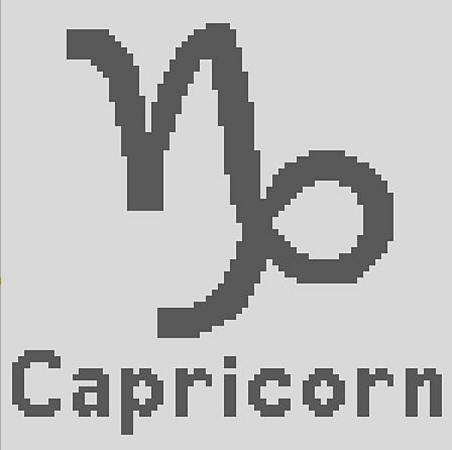 Ravelry: Zodiac Sign: Capricorn Word pattern by Savanna Ashmore