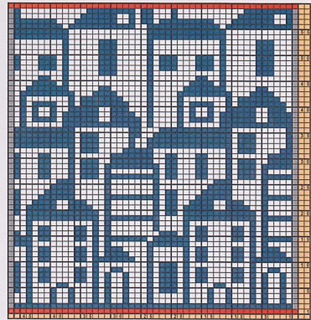 Ravelry: Potholder House Chart pattern by Regina Schoenfeldt