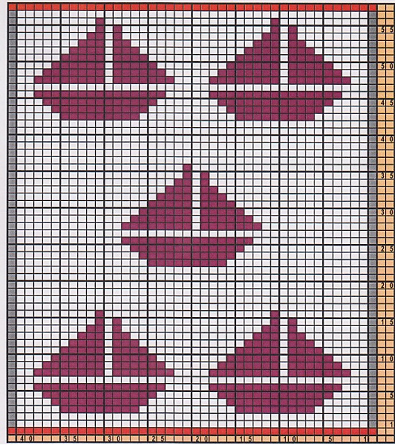 Ravelry: Potholder Sailing Ships 3 pattern by Regina Schoenfeldt