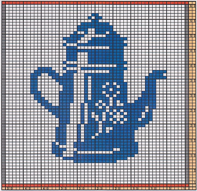 Ravelry: Potholder Coffee Pot 3 pattern by Regina Schoenfeldt