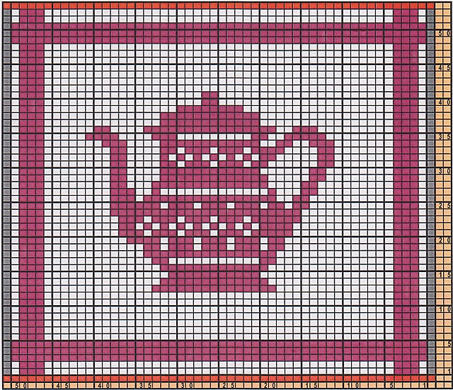 Ravelry: Potholder Coffee Pot 4 pattern by Regina Schoenfeldt