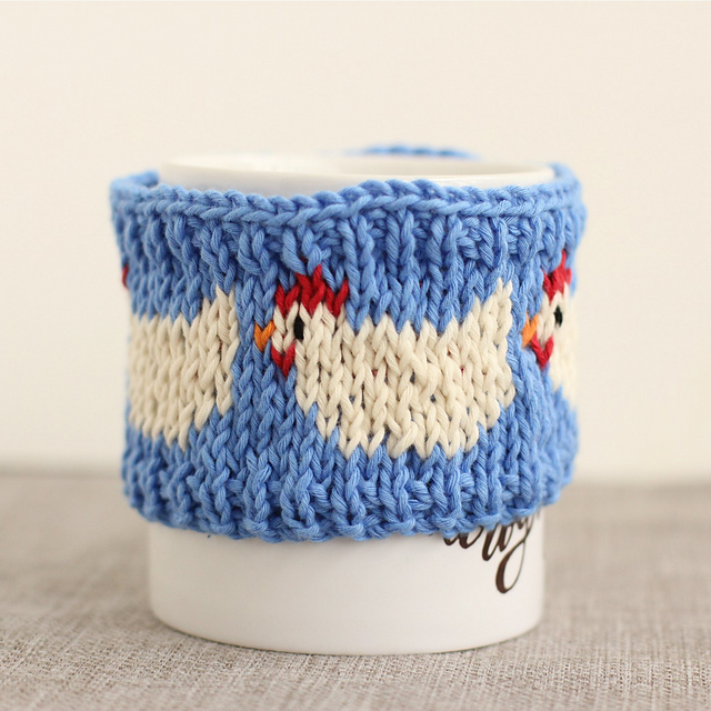 Ravelry: Clucking Hen Mug Cosy pattern by Say Little Hen