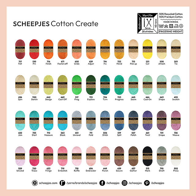 Ravelry: Scheepjes Cotton Create
