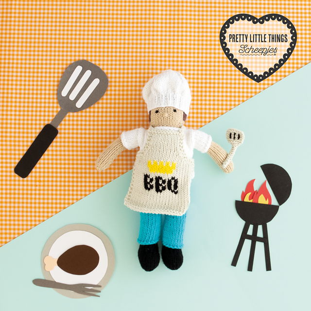 Ravelry: Knitted BBQ Chef pattern by Louise Crowther