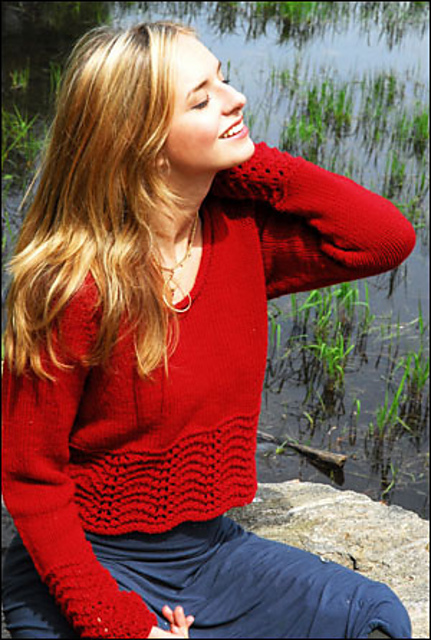Ravelry: Lace Pullover pattern by Diane Soucy