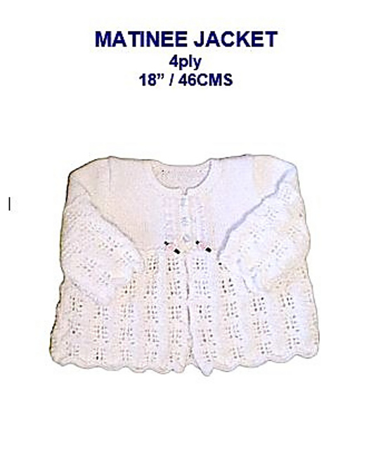 Ravelry: Matinee Jacket pattern by UNA HENDRY