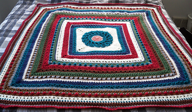 Ravelry: CilleHeckenbach's Stitch Sampler Afghan