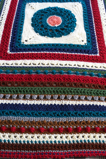 Ravelry: CilleHeckenbach's Stitch Sampler Afghan