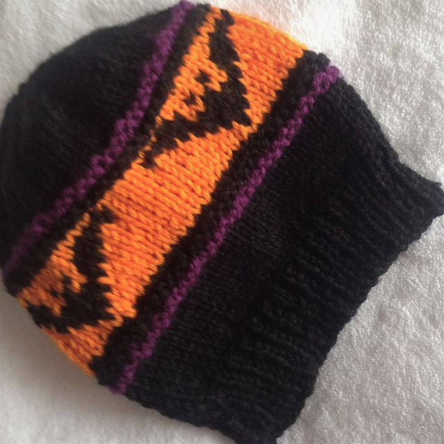 Ravelry: Bat Beanie Hat pattern by Mary Edwards