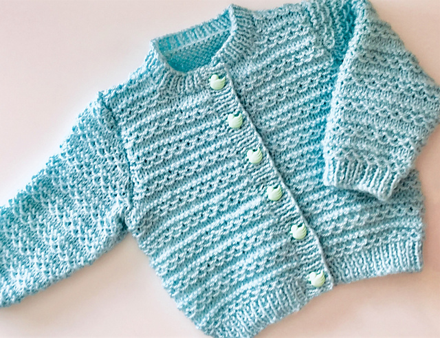 Ravelry: Waves of love Crew Neck cardigan pattern by Mary Edwards