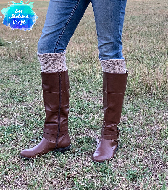 Ravelry: Celtic Cable Boot Toppers pattern by Uniquely Melissa
