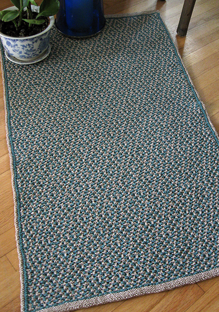 Ravelry: Cottage Garden Mosaic Rug pattern by Therese Chynoweth