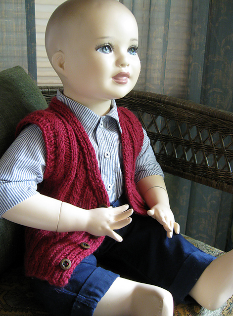 Ravelry: Log Jam Vest pattern by Therese Chynoweth