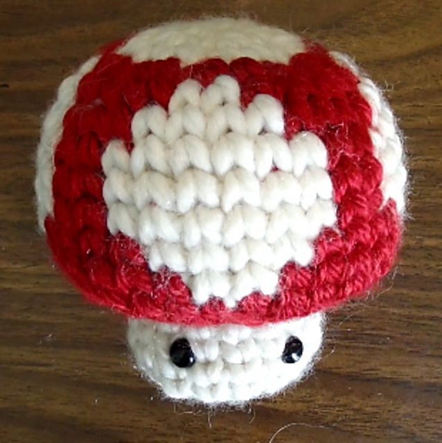 Ravelry: Mario Super Mushroom pattern by Celeste Whitlow