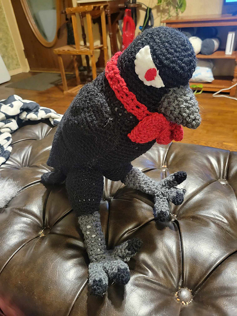 Ravelry: Almond the Crow - Taming the Final Boss pattern by Ash Frost