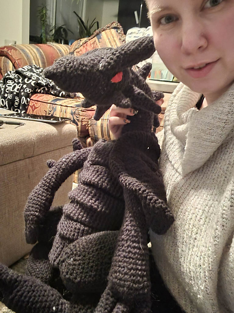 Ravelry: Red Eyes Black Dragon pattern by Ash Frost