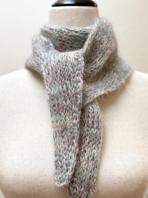 Ravelry: The Gather Scarf pattern by Serena Castellanos