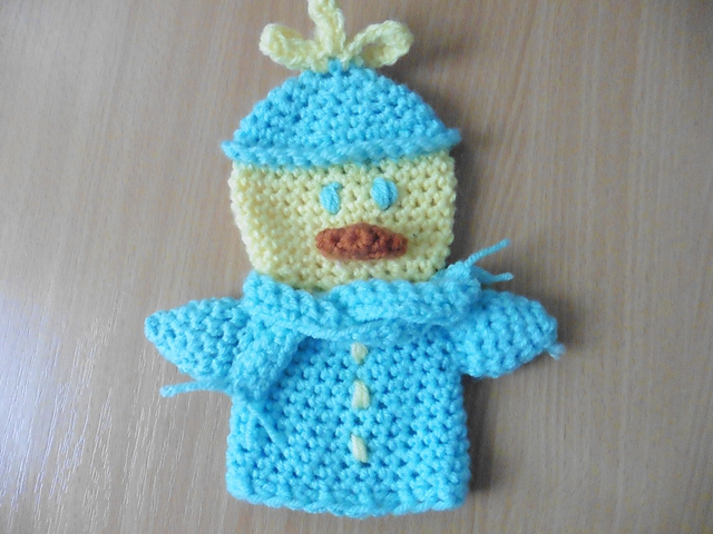 Ravelry: Quackers the Duck Hand Puppet pattern by Maria Jones