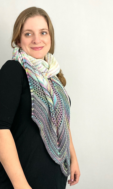 Ravelry: Illuminate Wrap pattern by Shaina Bilow
