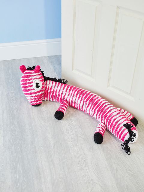 zebra draught excluder