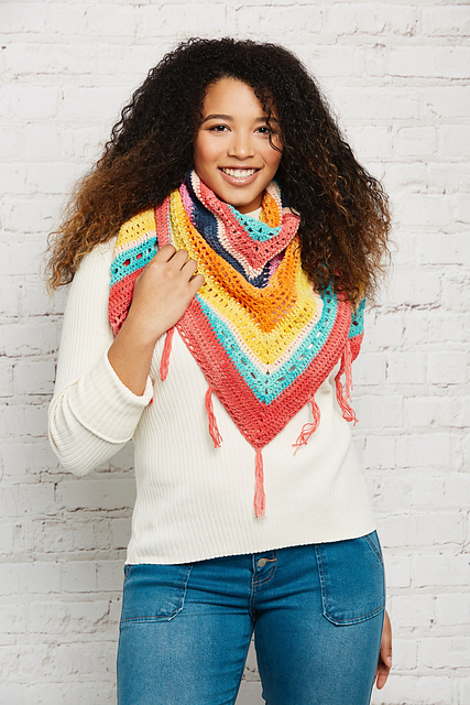 Ravelry: Sunrise Shawl pattern by Cassie Ward