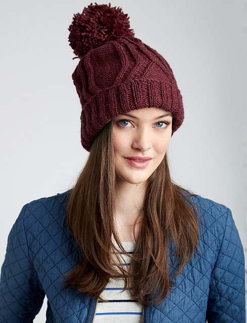 Ravelry: Cable Traveller Hat pattern by Patons