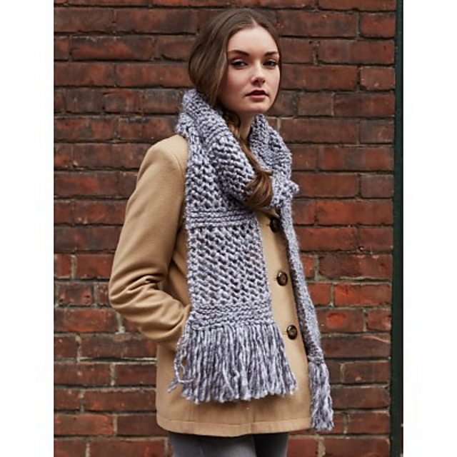 Ravelry: Text Message Scarf pattern by Yarnspirations Design Studio