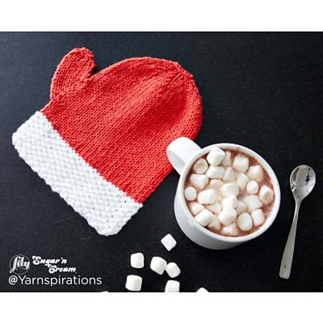 Ravelry: Knittin' Mitten Dishcloth pattern by Lily / Sugar'n Cream