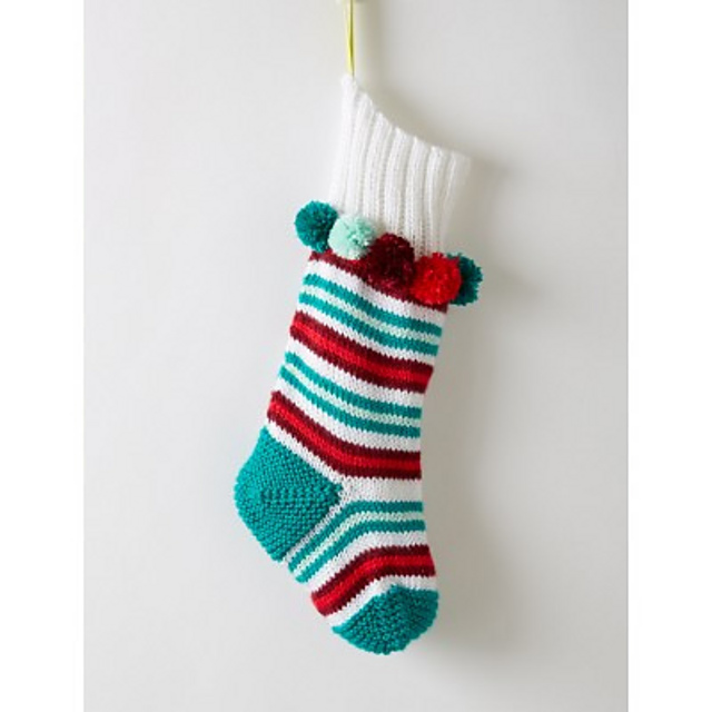 Ravelry: Stripe the Halls Stocking pattern by Caron Design Team