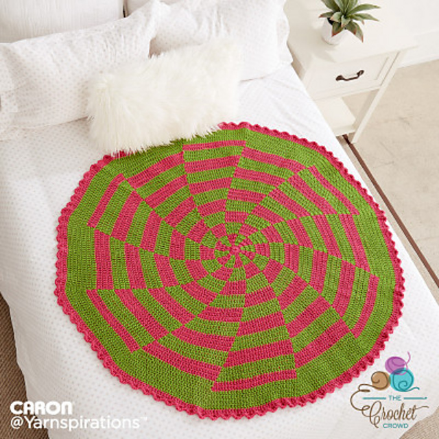 Ravelry: Peppermint Pinwheel Afghan pattern by Michael Sellick